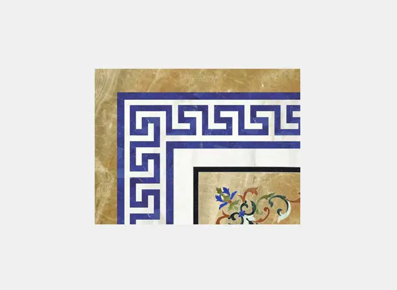 Marble Border and Accent Designs | Aalto Marble Inlay