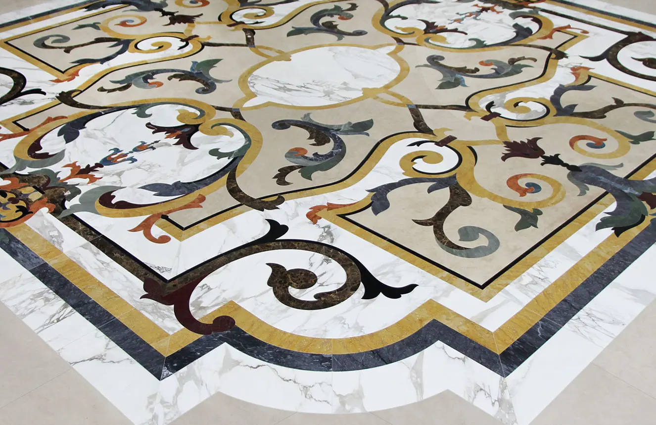 Milan Decorative Marble Floor | Aalto Marble Inlay