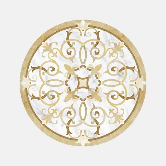 Ready-to-ship Marble Inlay Medallions | Free Shipping
