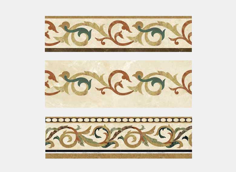 Marble Border and Accent Designs | Aalto Marble Inlay
